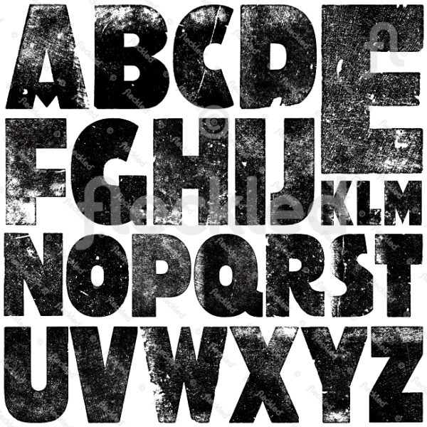 Fleckled - Hi-resolution downloadable letterpress fonts
